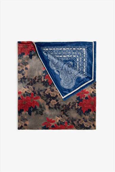 Johnny Was | Bedding | New Johnny Was Claret Cozy Blanket In Multicolor ...